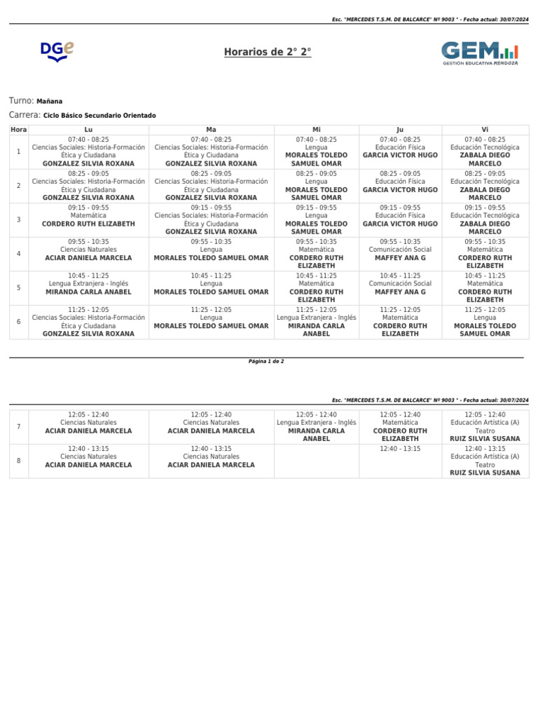 2DO 2DA | PDF | Science