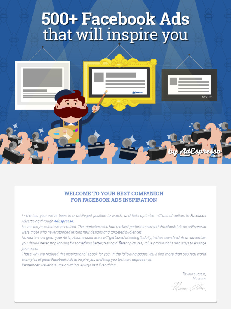 500+ Amazing Facebook Ads Examples-CMM | PDF | Business | Human ...