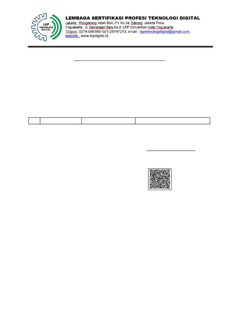 Surat Tugas TD4_064027 | PDF