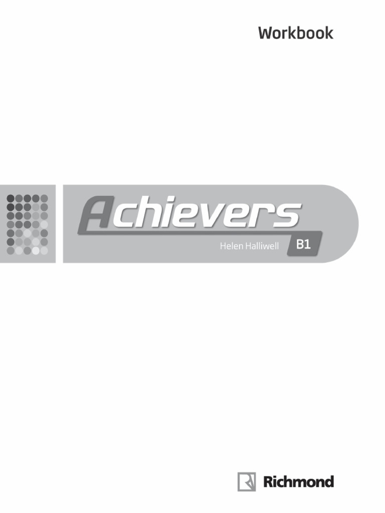 Achievers B1 WB | PDF