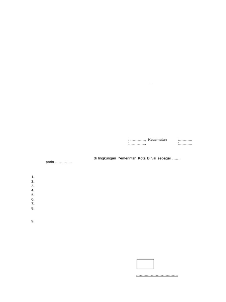 Lampiran Pengumuman PPPK (Surat Pernyataan DLL) Fix | PDF