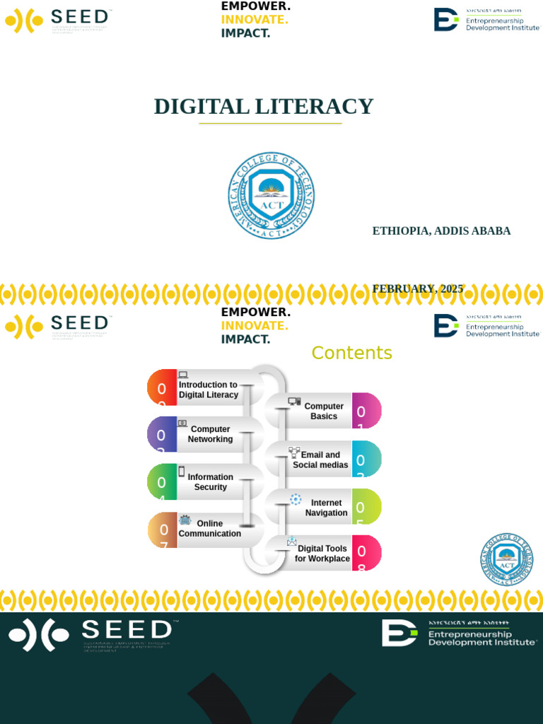 Basic - Digital - Literacy - PPT (SEED) For Trainees | PDF | Computer ...