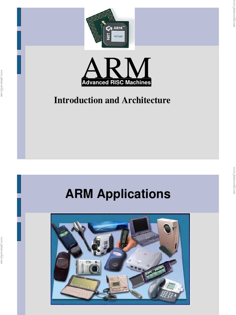 ARM ARM ARM ARM: Introduction and Architecture Introduction and ...
