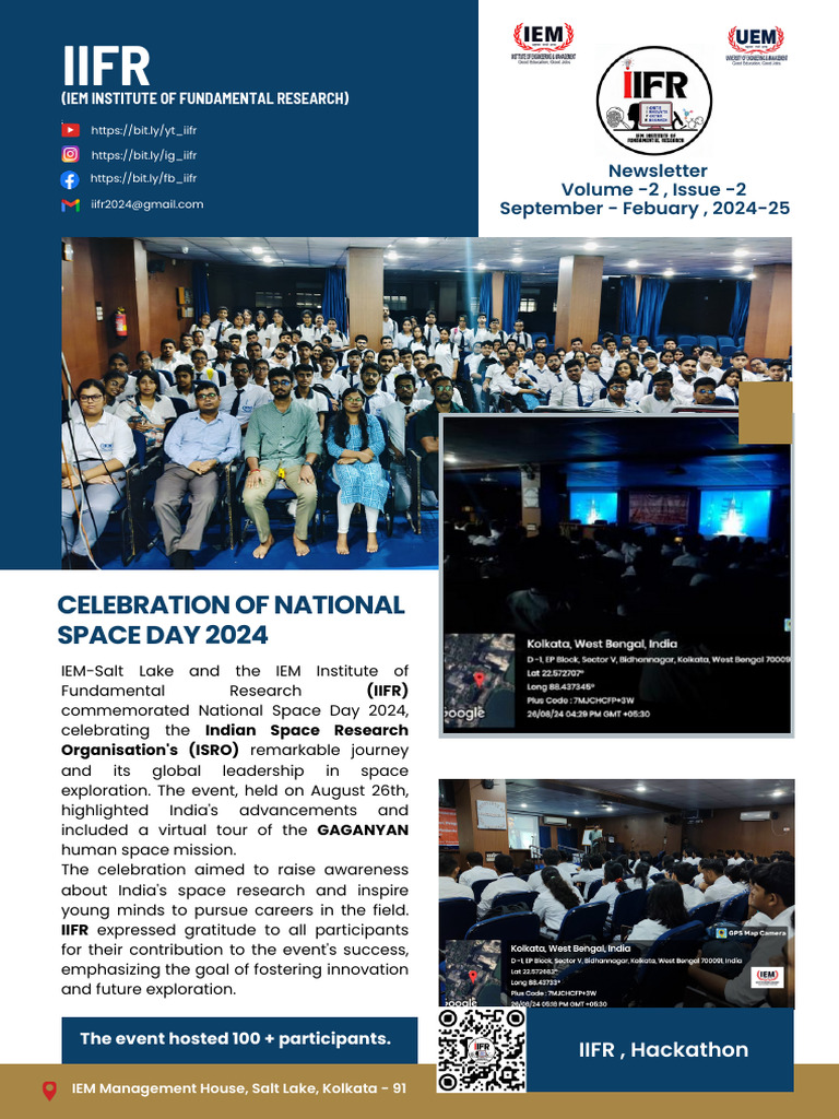 Blue and Yellow Minimalist Business Company Newsletter | PDF