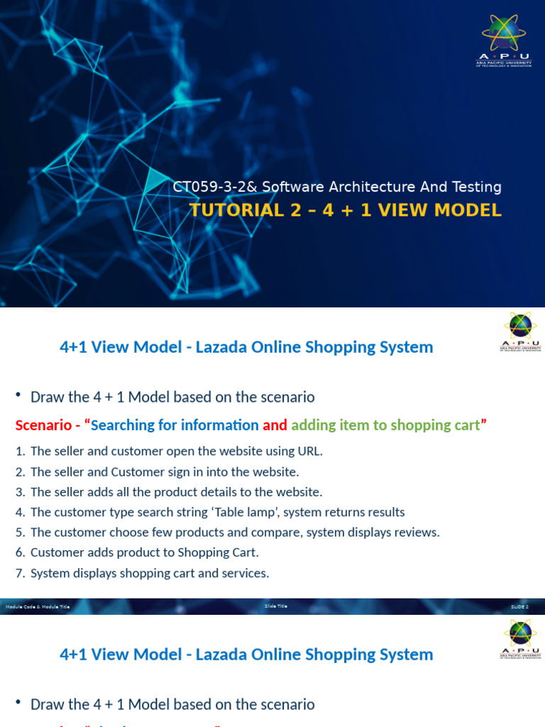 Tutorial Week 2 - 4+1 Model | PDF