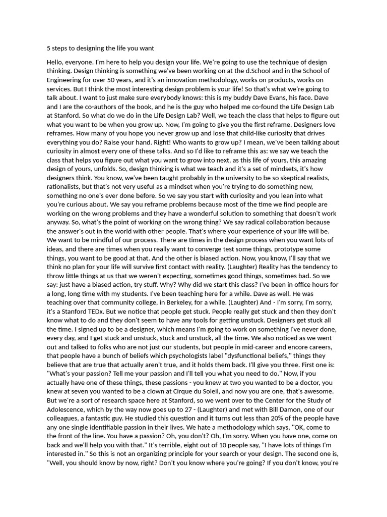 TED Talk 2 | PDF | Feeling | Emotions