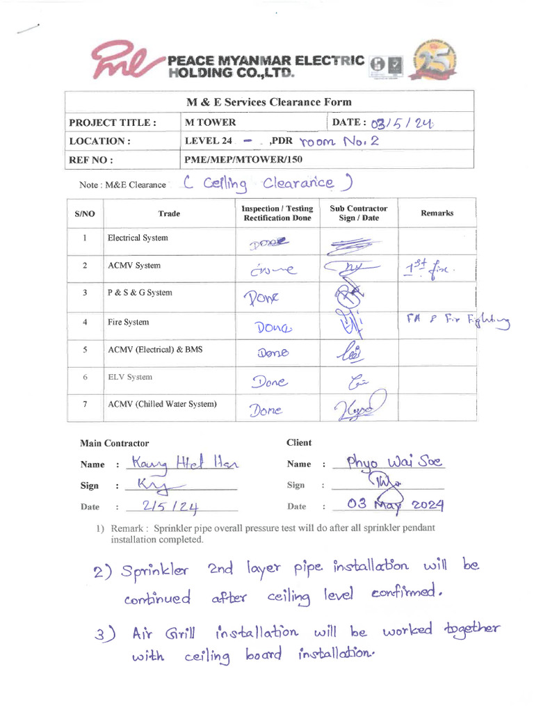 PDR-2 Ceiling Clearance | PDF
