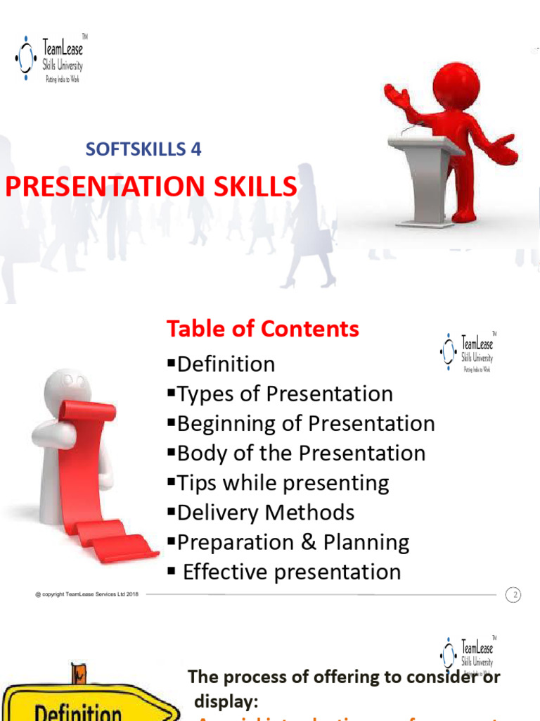 Session 4 (Presentation Skills) | PDF | Human Communication | Learning