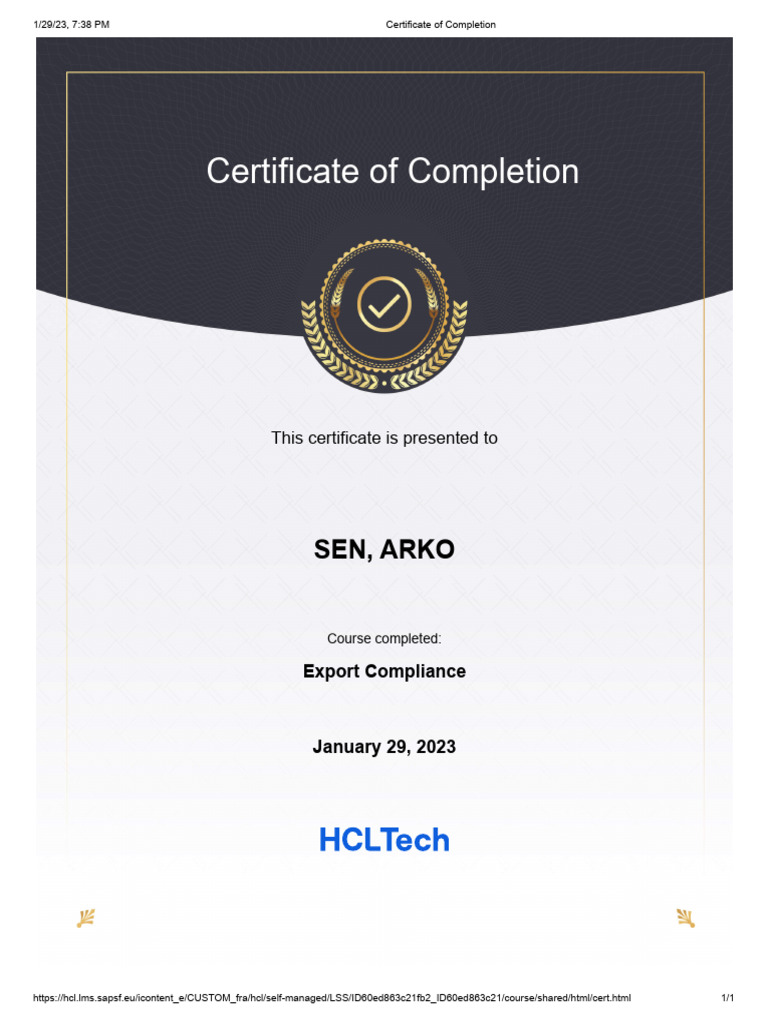 Certificate of Completion2 | PDF