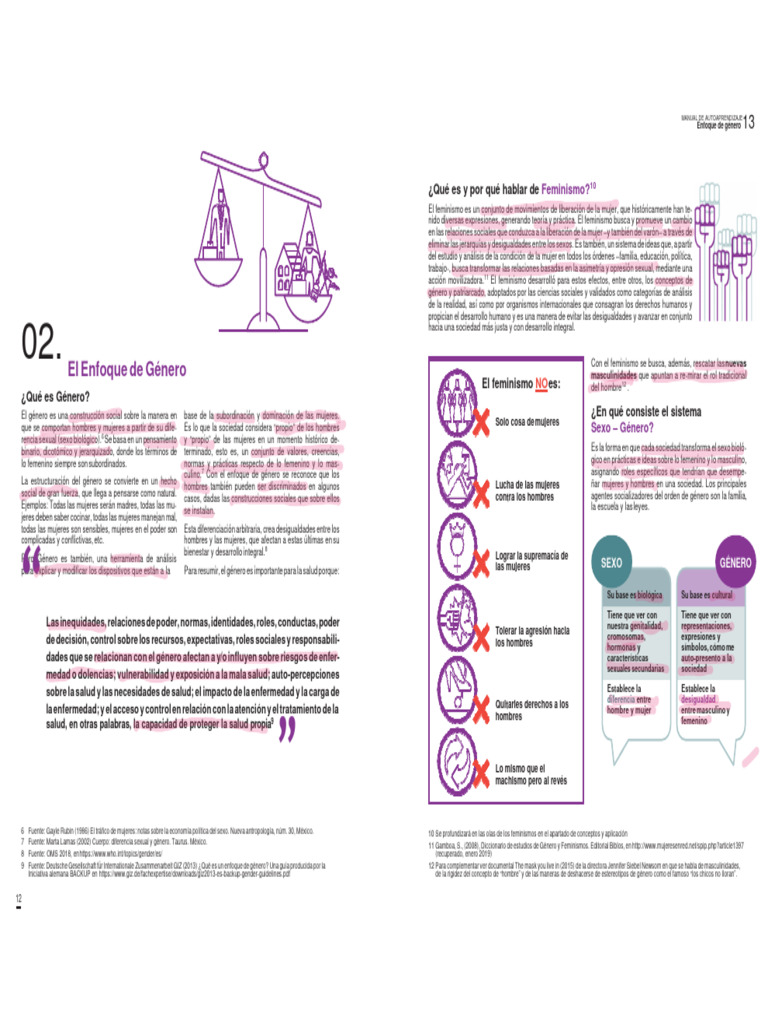 Enfoque de Género y Feminismo Explicado | PDF | Feminismo | Estudios de ...
