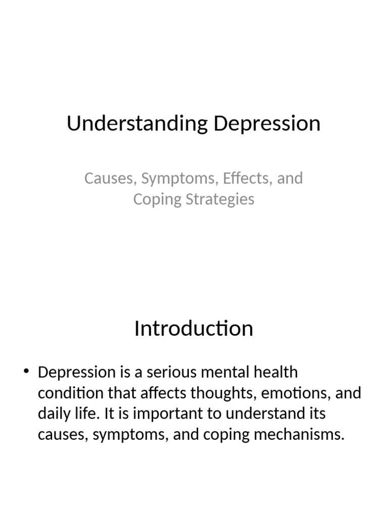 Understanding Depression: Causes & Coping | PDF
