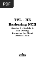 Learning Module in Hairdressing | PDF | Hairstyle | Sterilization ...