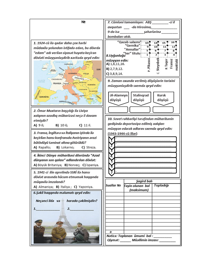 Ümumi Tarix XI Sinif KSQ 4.pdf 1 Sürümü | PDF