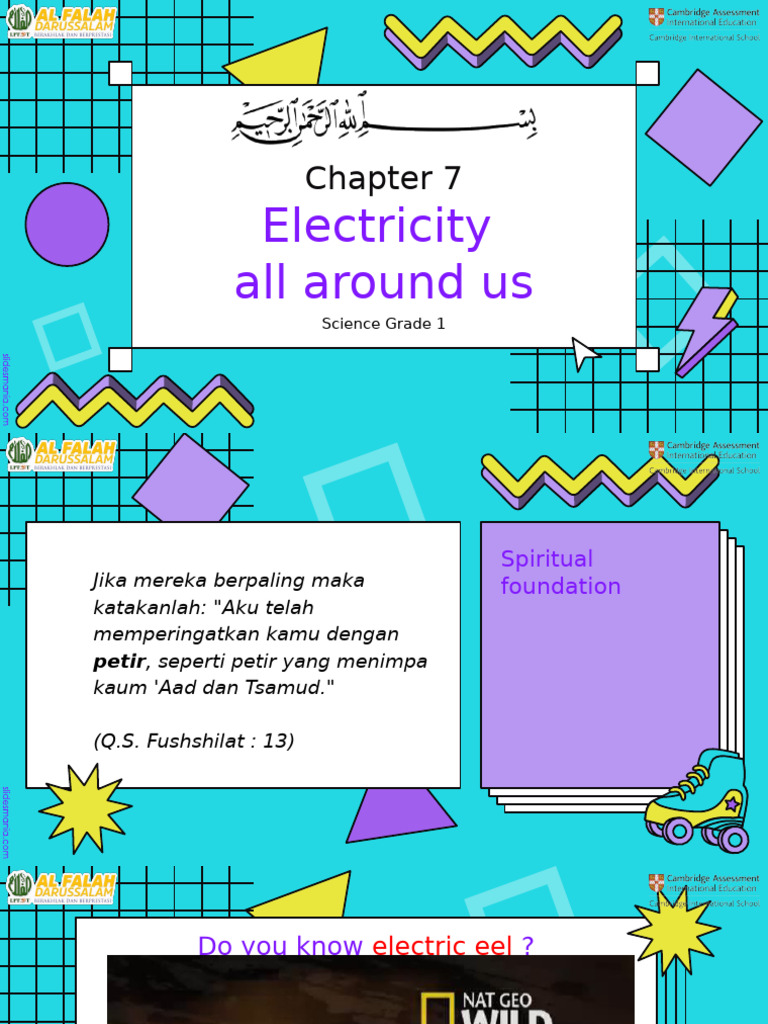 Science Chapter 7 - Electricity All Around Us | PDF