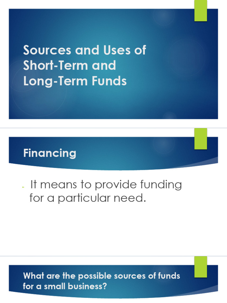 Sources and Types of Business Financing | PDF | Banks | Loans