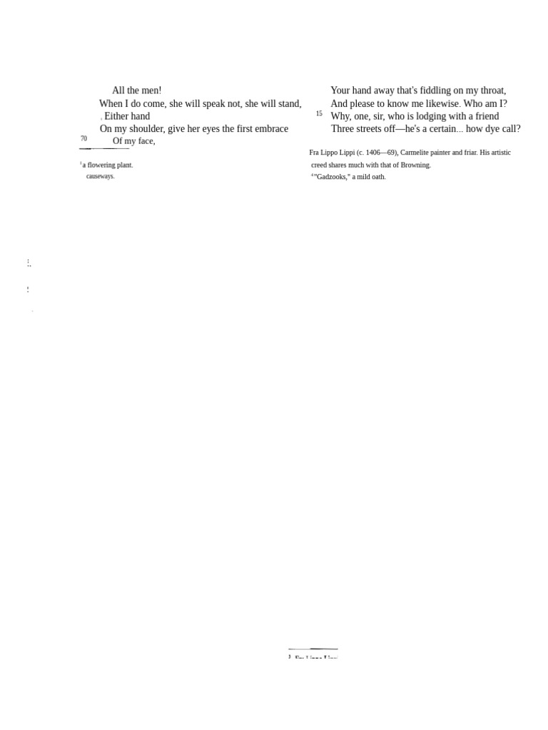 Browning - Fra Lippo Lippi | PDF
