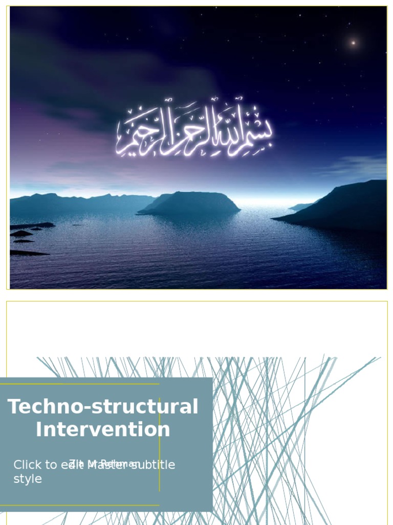 Techno-Structural Interventions Overview | PDF | Psychology | Economies