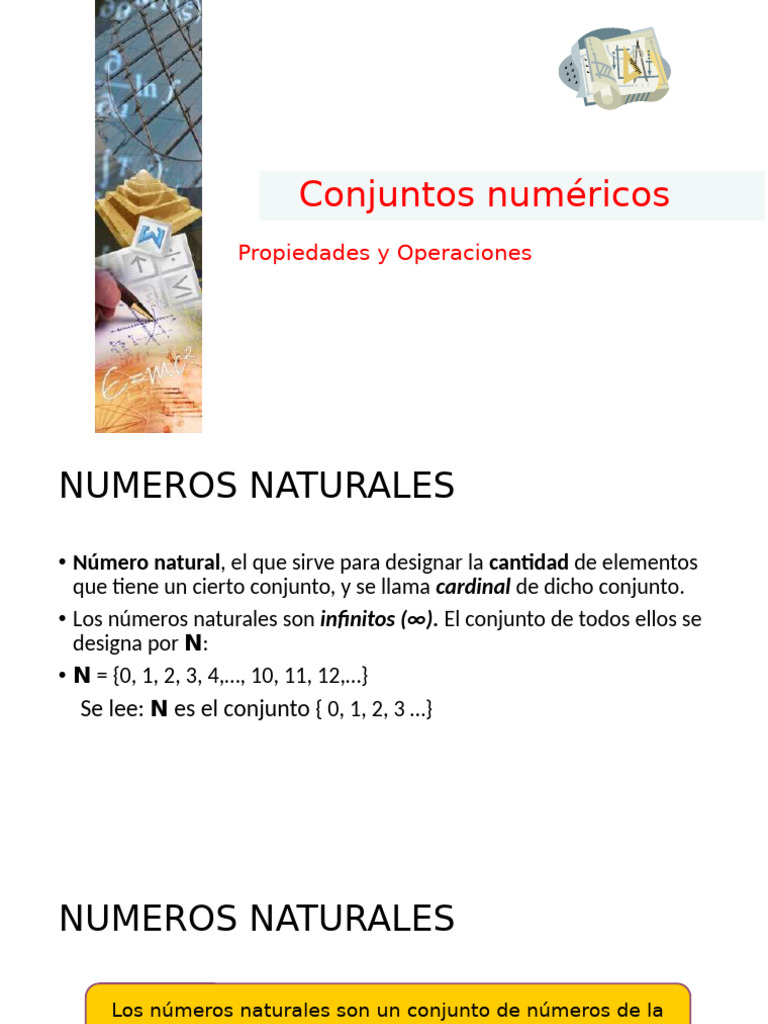 Conjuntos Numéricos | PDF | Entero | Multiplicación