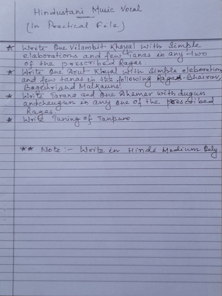 Music Practical | PDF