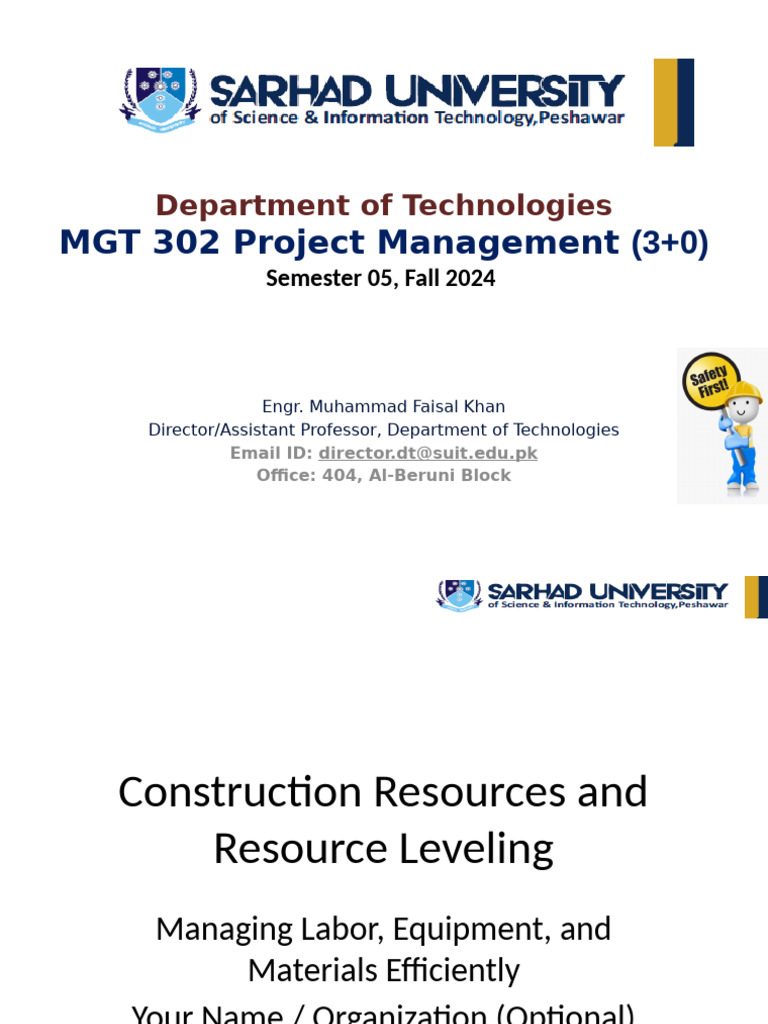 Efficient Resource Management in Construction | PDF