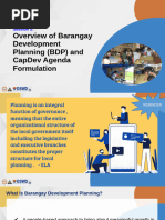 Session 3 - The Barangay Development Planning (BDP) and CapDev Agenda Formulation Process | PDF ...