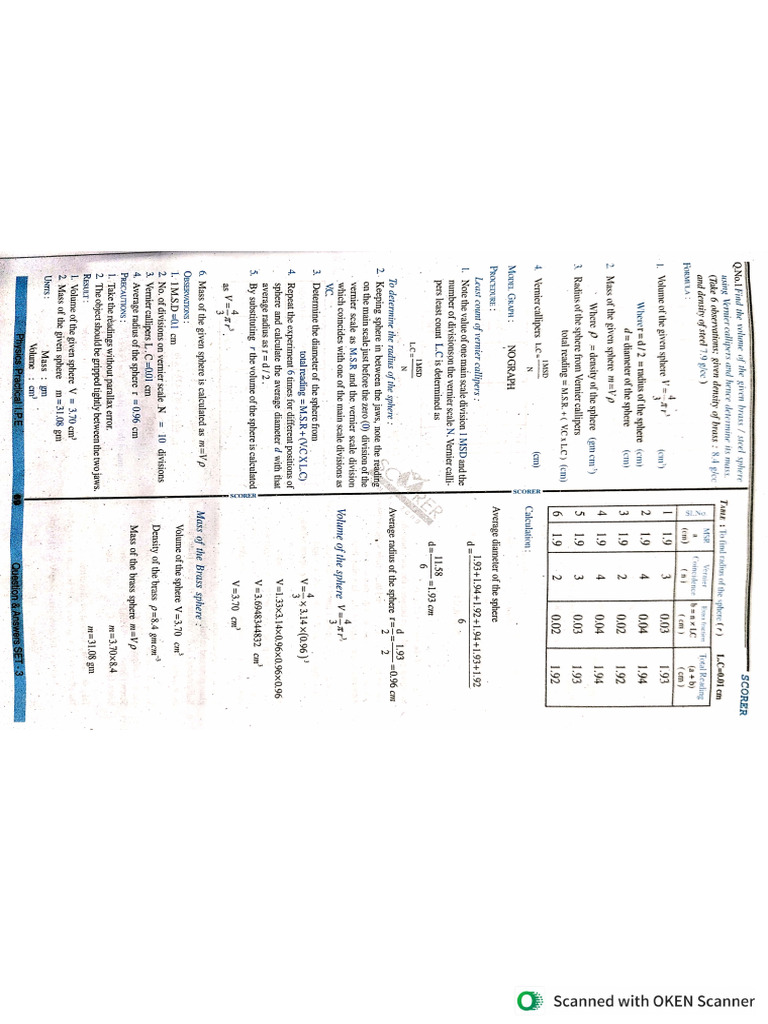 Physics Charts | PDF