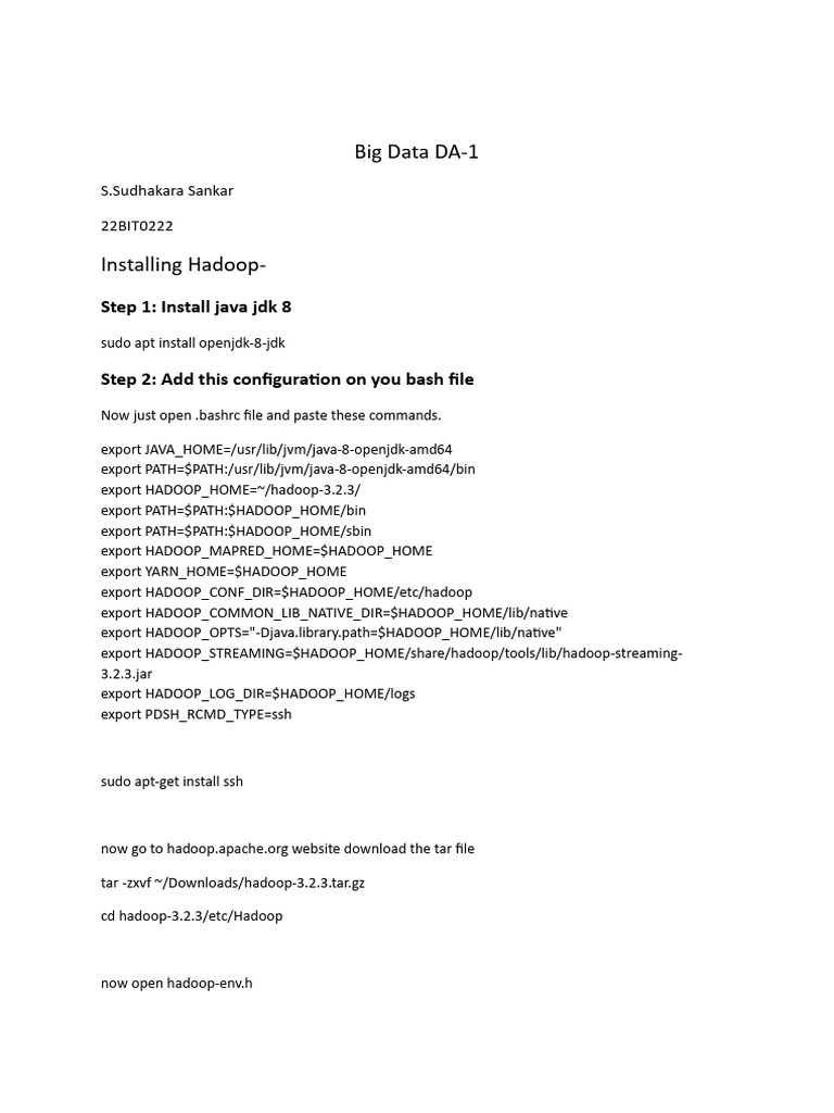 big data | PDF | Apache Hadoop | Java Platform big data | PDF | Apache Hadoop | Java Platform