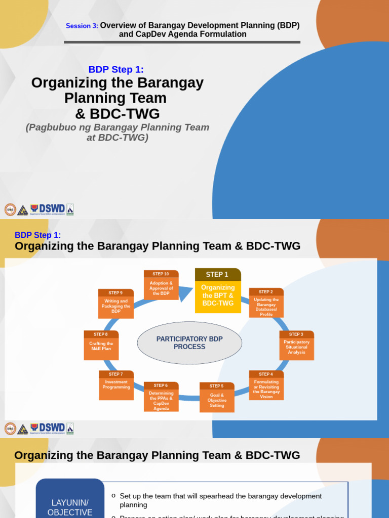 Barangay Development Planning Overview | PDF | Economies