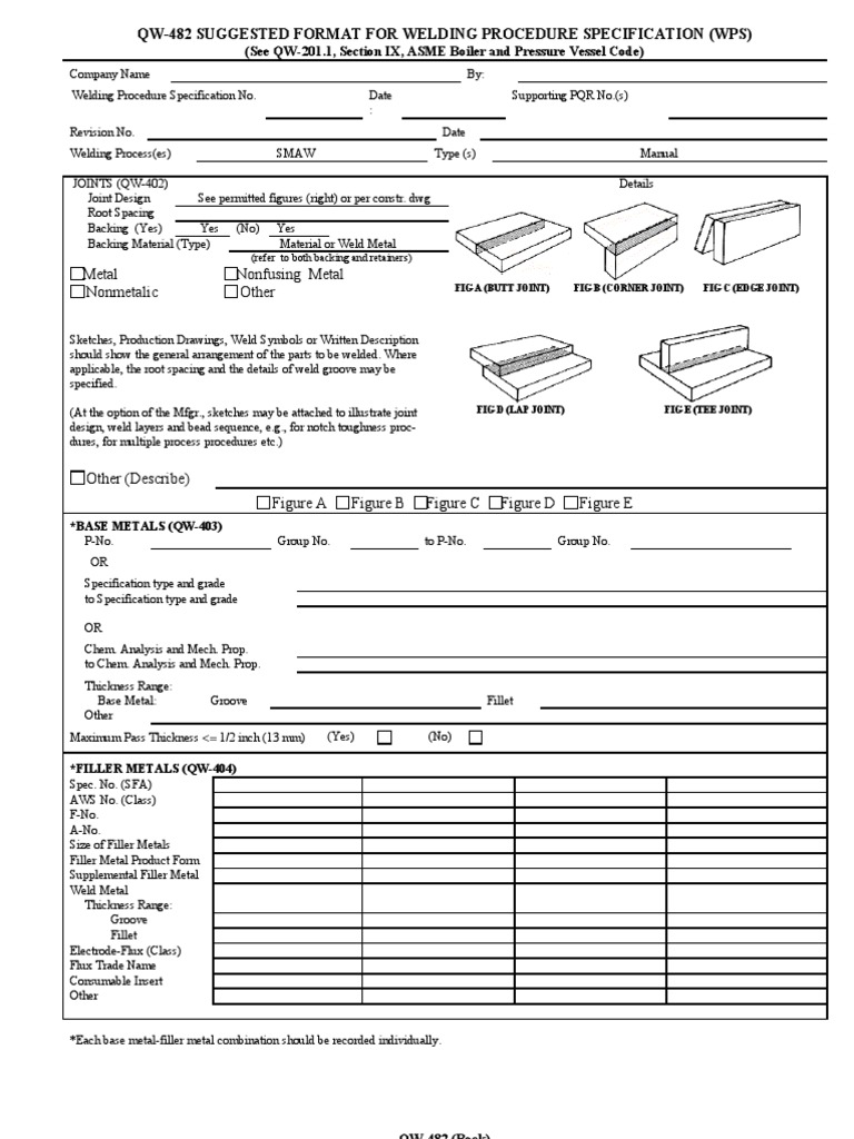 QW-482 201.1 | Welding | Metals