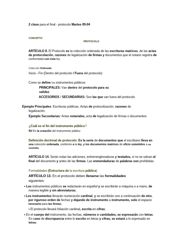 PROTOCOLO CLASE 2 | PDF