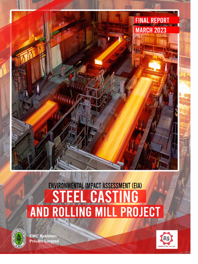 EIA Report for Steel Mill Project | PDF | Environmental Impact ...