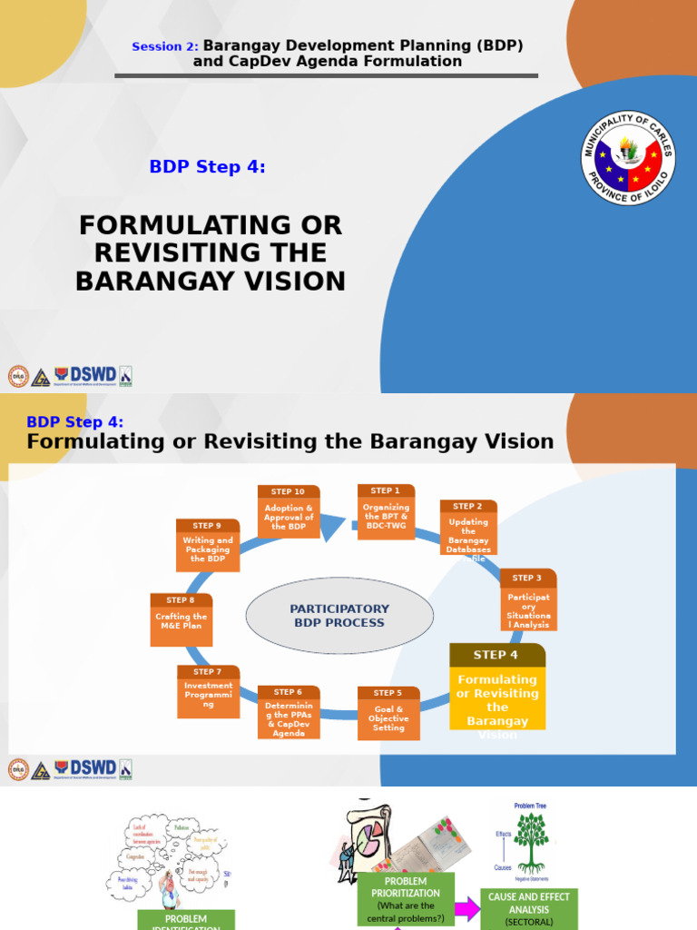 Step 4 - Formulating or Revisiting The Barangay Vision | PDF