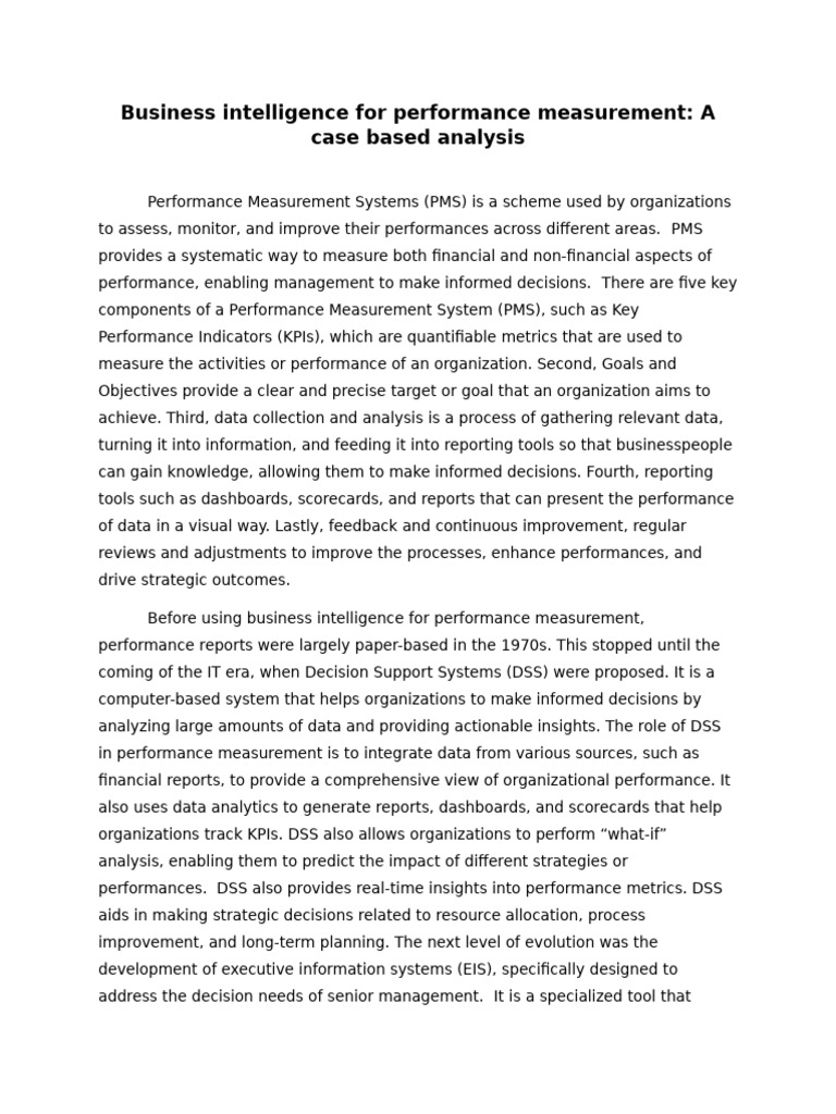 Business Process Evaluation | PDF | Performance Indicator | Business ...