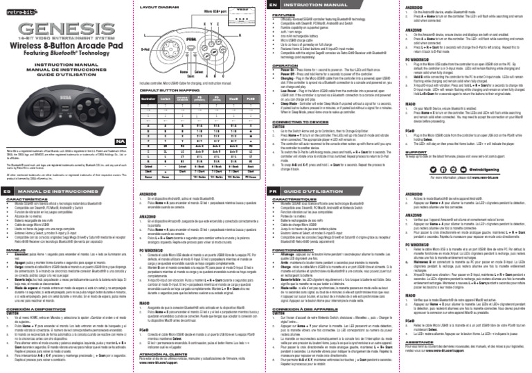 RB - SEGA Genesis - BT - NA - MANUAL - 091219 | PDF | Computer Hardware ...