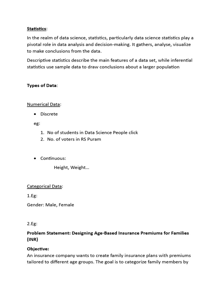 Intro To Statistics and Assignments | PDF | Variance | Standard Deviation