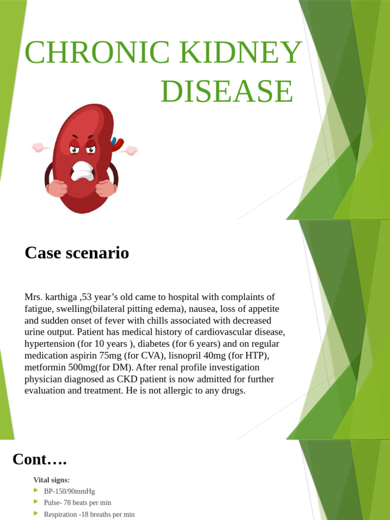 Chronic Kidney Disease | PDF | Chronic Kidney Disease | Kidney