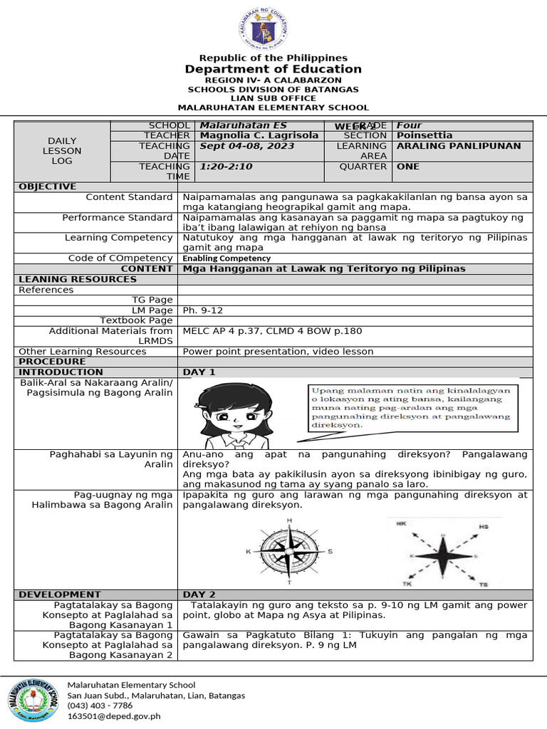 DLL q1 Week 2 AP 4 | PDF