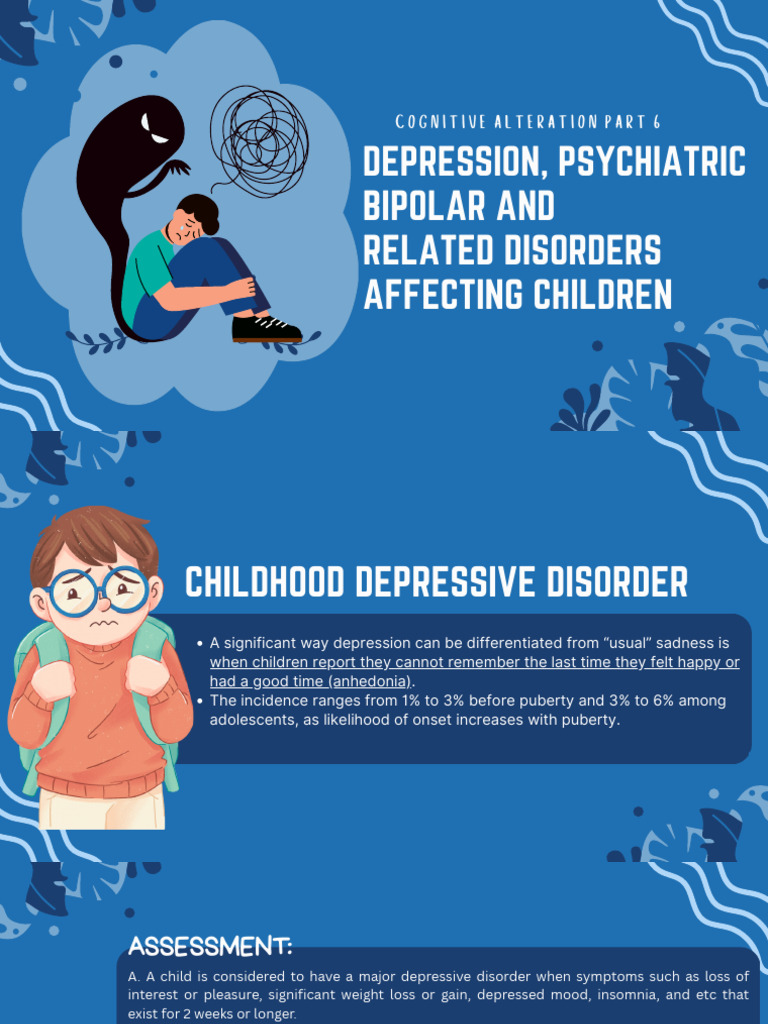 Depression Psychiatric Bipolar and Related Disorder Affecting Children ...
