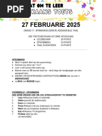 Graad 9 Afrikaans EAT Kom Ons Oefen Die Infinitief | PDF