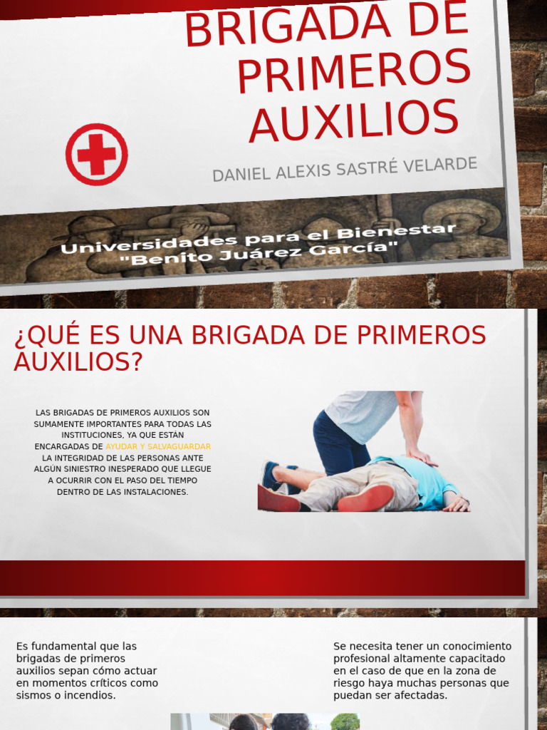 Brigada de Primeros Auxilios | PDF | Primeros auxilios