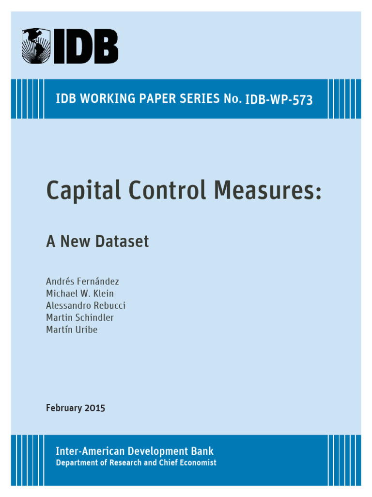 New Dataset on Capital Control Measures | PDF | Capital Control ...