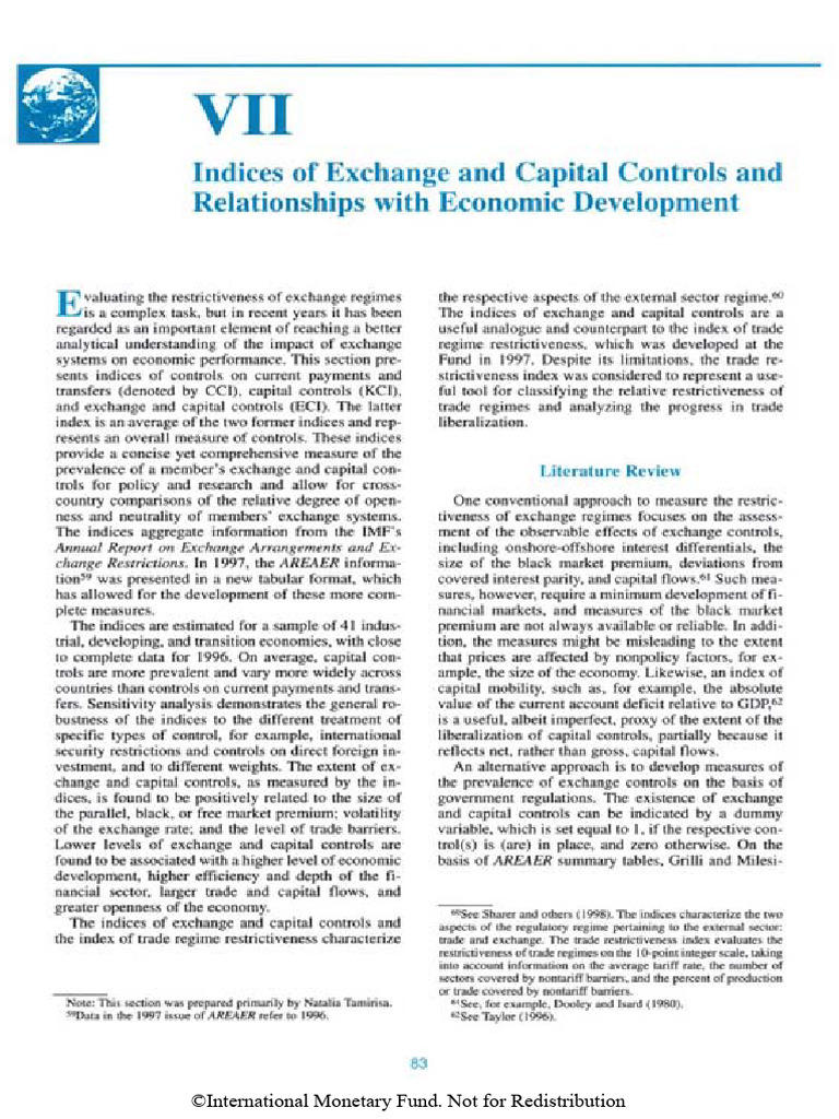 IMF ELibrary | PDF | Currency | Capital Control