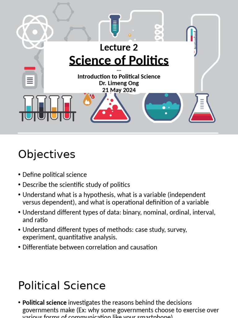 Lecture 2 - Science of Politics | PDF | Science | Hypothesis
