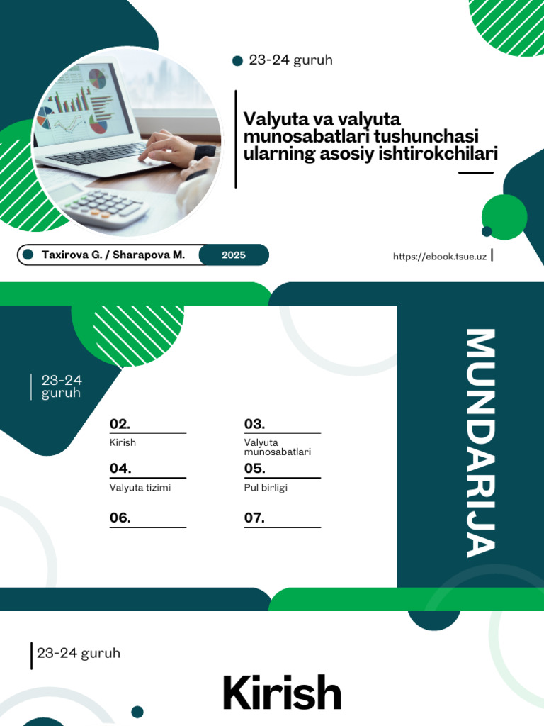 Valyuta Munosabatlari | PDF