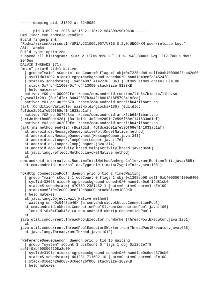 Temp Anr 5292213290320369879 | PDF | Java (Programming Language) | Concurrent Computing