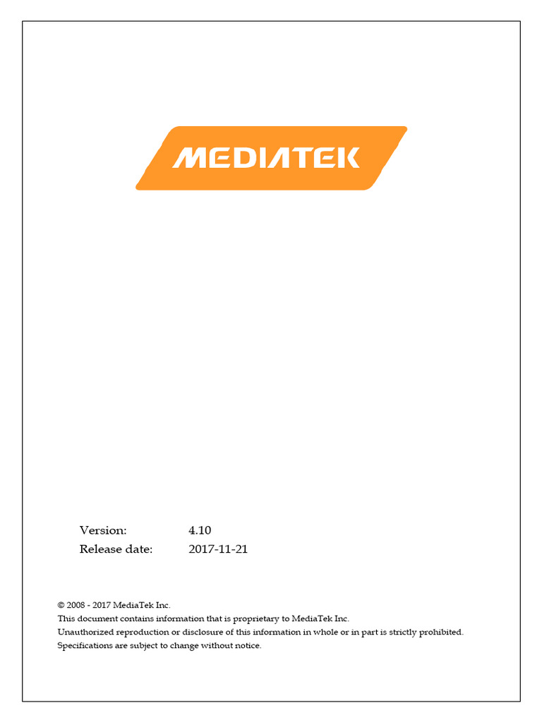 MTK Wi-Fi SoftAP Software Programming Guide v4.10 | PDF | Data Transmission | Network Protocols
