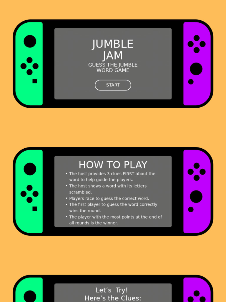 Jumble Jam - Guess The Word | PDF