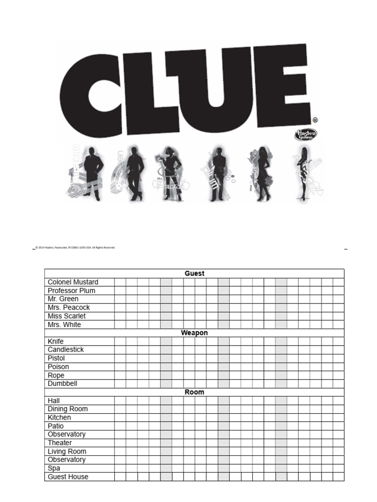 Clue | PDF