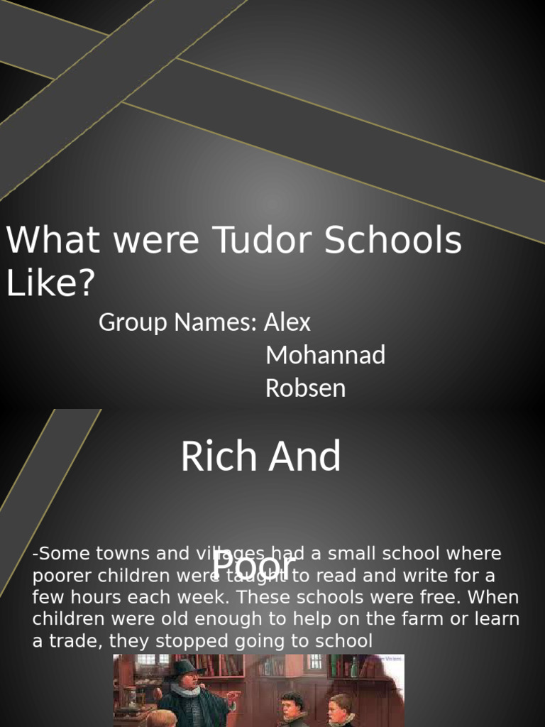 Tudor Education: Schools and Subjects | PDF