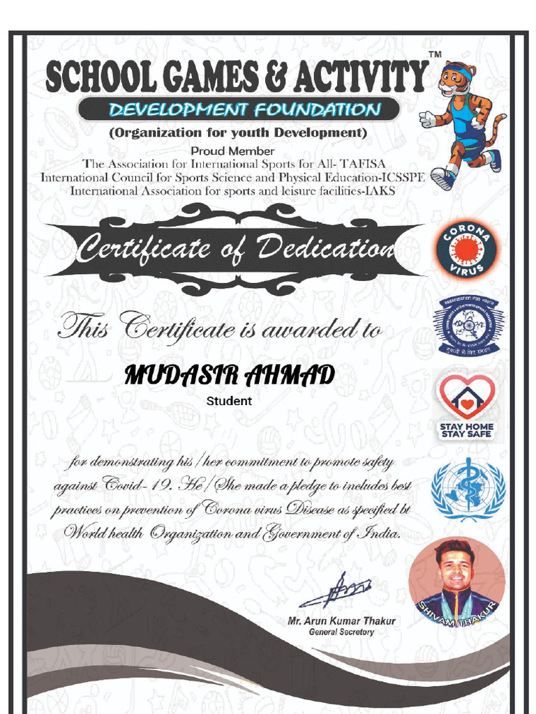 Pledge Certificate | PDF